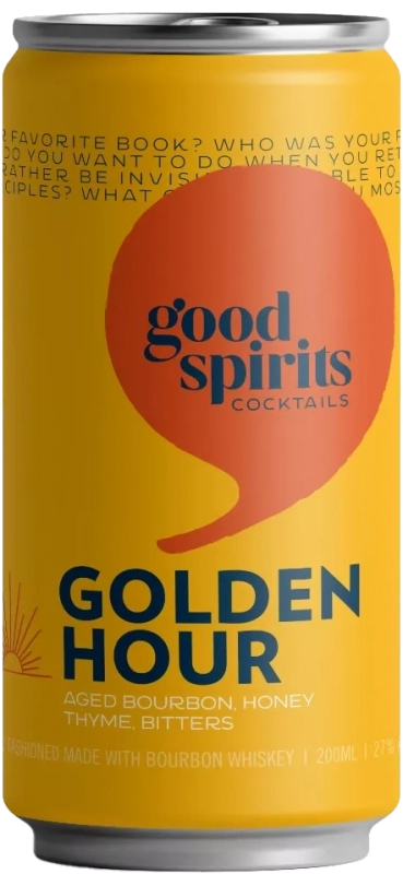 WC Beverage - Products - Good Spirits Cocktails - Golden Hour